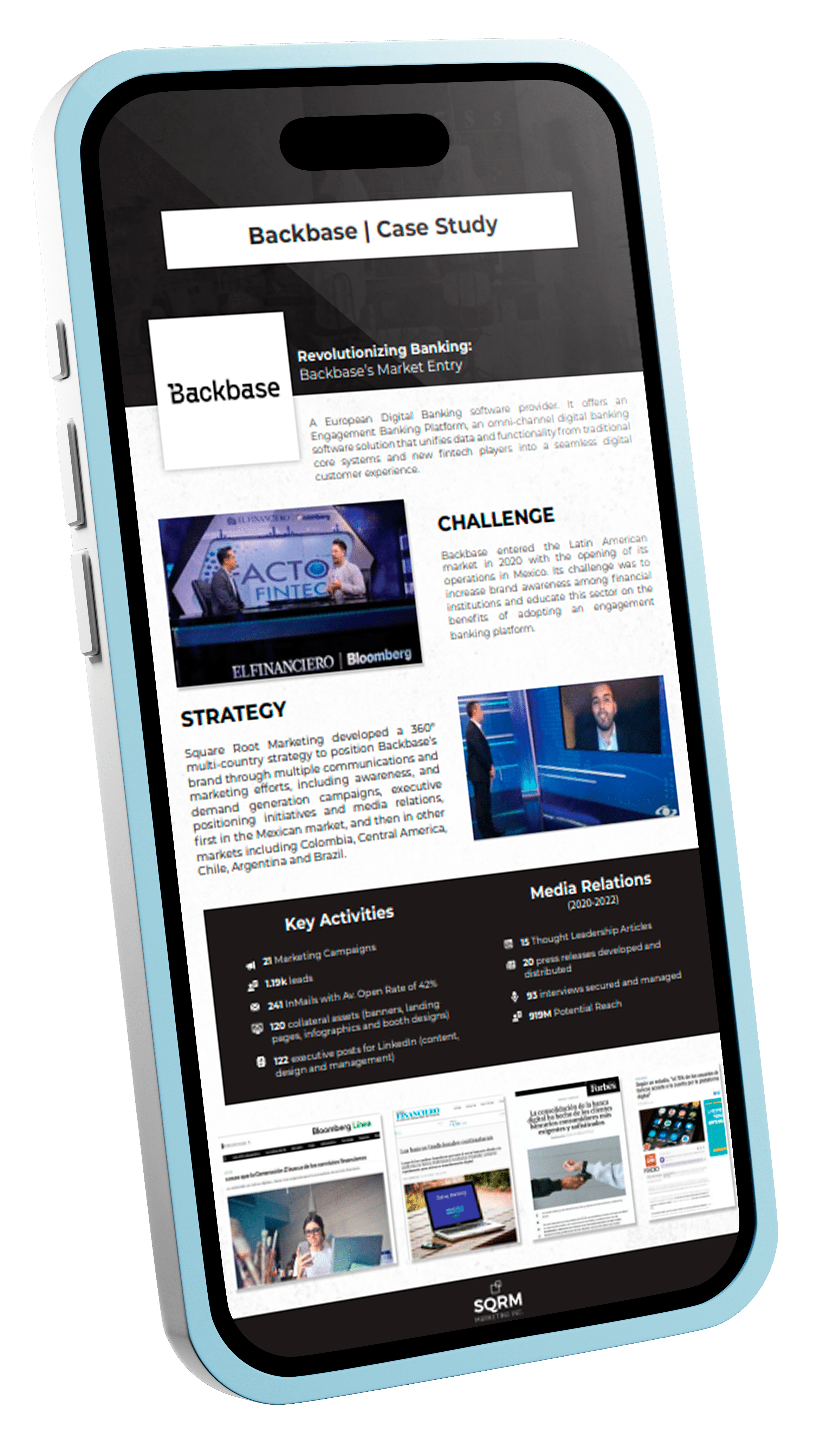 Case Study - Backbase | Square Root Marketing I PR & Marketing Agency